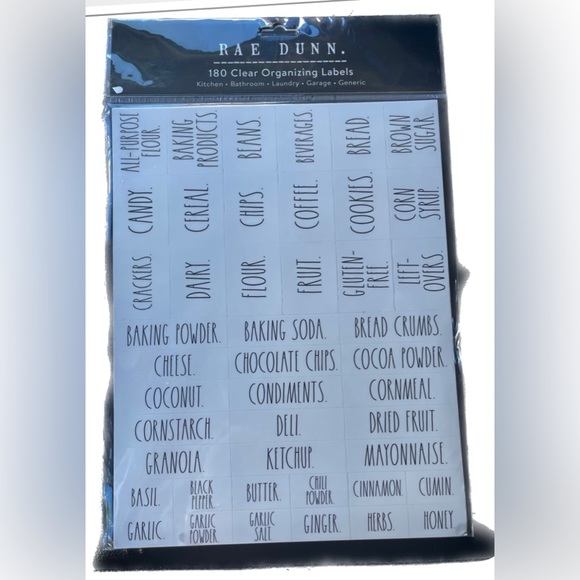 Rae Dunn | Storage & Organization | Rae Dunn Organizing Labels | Poshmark